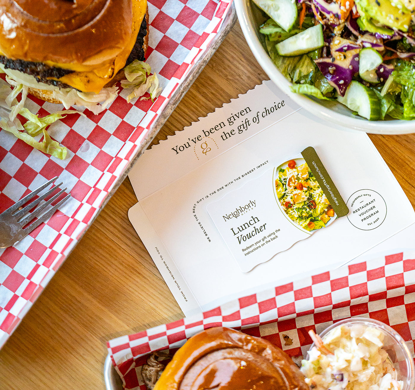 Lunch Vouchers – Neighborly Gifts